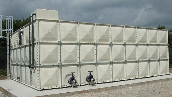 Roof Tank Fiberglass Sistem Penyediaan Air Minum (SPAM)